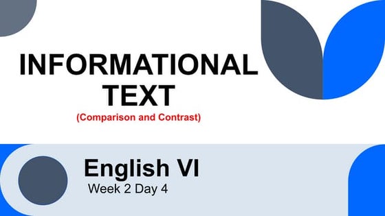 Compare and contrast_ppt | PPT
