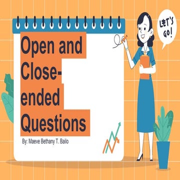 Open & Closed Questions | PPTX