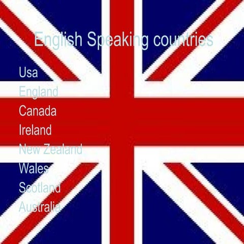 English speaking countries: culture and facts. | PDF