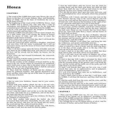 English - The Book of Prophet Hosea - King James Bible.pdf | Free Download