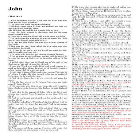 English - The Gospel of John - King James Bible.pdf