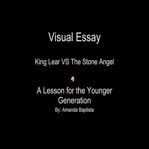Visual Essay | PPT