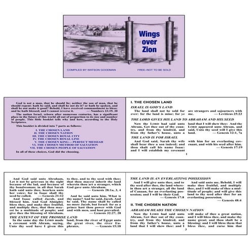 English wings over zion | PDF