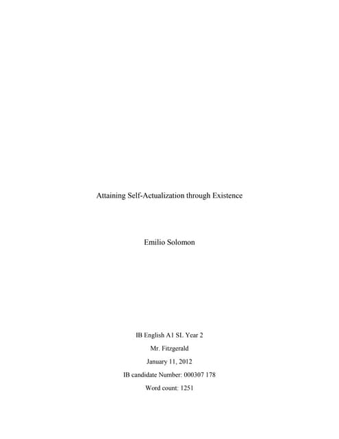 English Portfolio | PDF