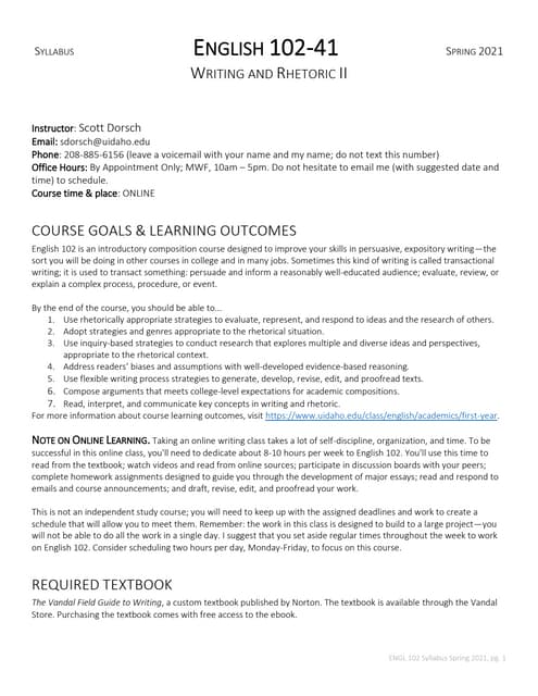 207.02 syllabus | PDF