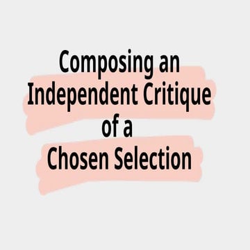 English 10, MELC 5 powerpoint presentation | PPTX