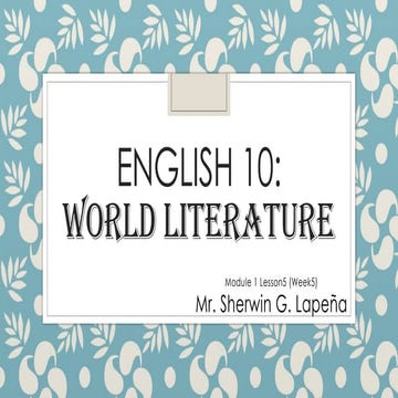 English 10 ONLINE WEEK 5 MELC BASED.pptx