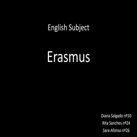 Erasmus | PPTX