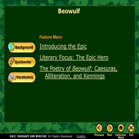 English2.4(g12 c1 beowulf) | PDF