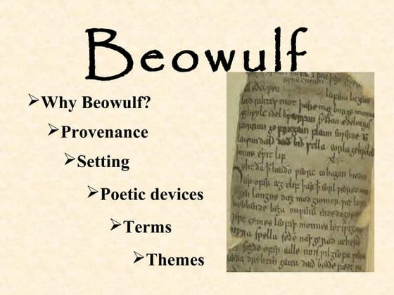 Lesson Plan On Beowulf | PDF