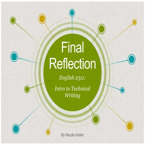English 2311 Final Reflection Slidedoc | PPTX | Freelance Writing | Content Production