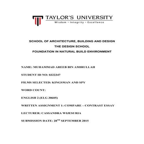 English 2 essay | PDF