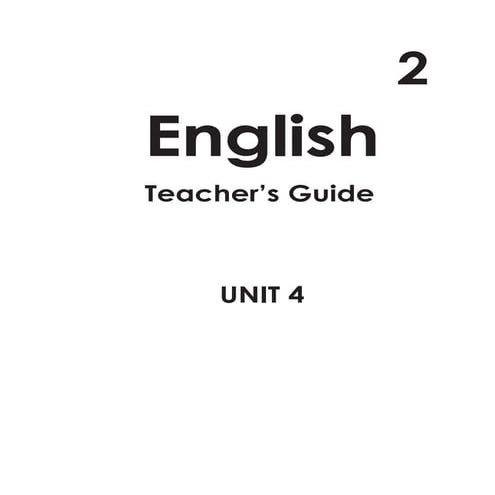 English 2 unit 4 tg | PDF