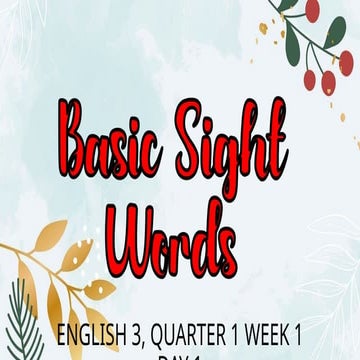 English Skills for Life and Learning GRADE 3 | PPTX