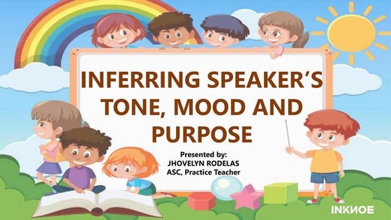 Presentation.pptx-Inferring the speaker's tone, mood and purpose | PPTX