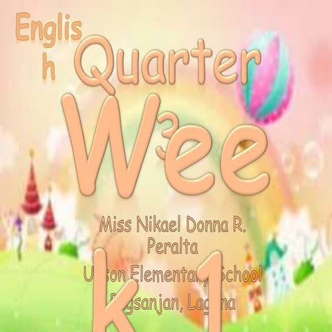 ENGLISH 4 PPT Q3 - W1 – Vocabulary Development.pptx | Educational Assessment | Education