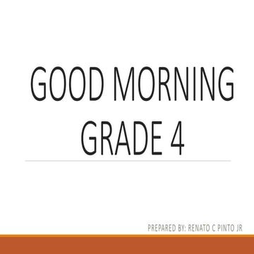 ENGLISH 4 PRESENTATION editable ang printable | PPTX