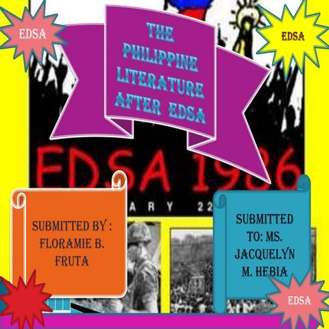 literature after edsa | PPTX