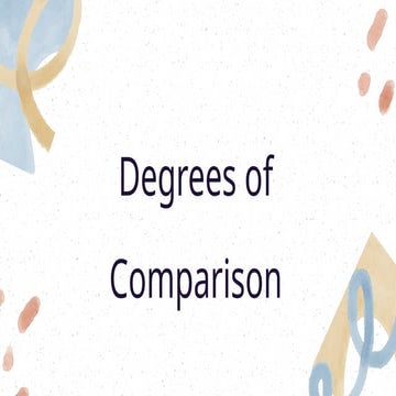 DEGREES OF ADJECTIVES LESSON IN ELEMENTARY WITH ACTIVITIES | PPTX
