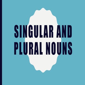 English 4 (Singular&Plural Noun).ppt
