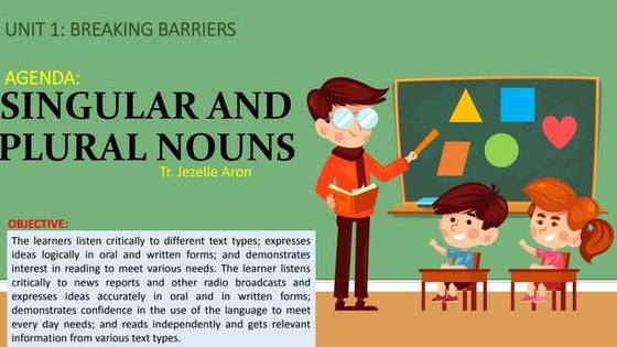 Singular and plural nouns ppt | PPT