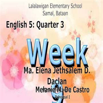 ENGLISH 5 PPT Q3 W9 Day 1-5 - Identifying Point of View, Proper ...