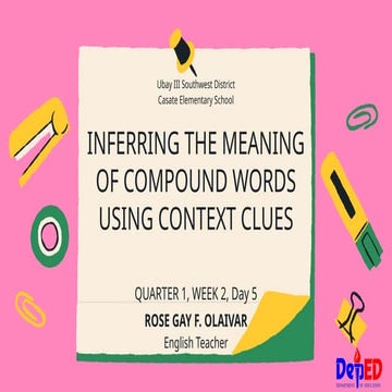 English 5_Q1_Week 2_Day 5 (CUF) Compound Words.pptx
