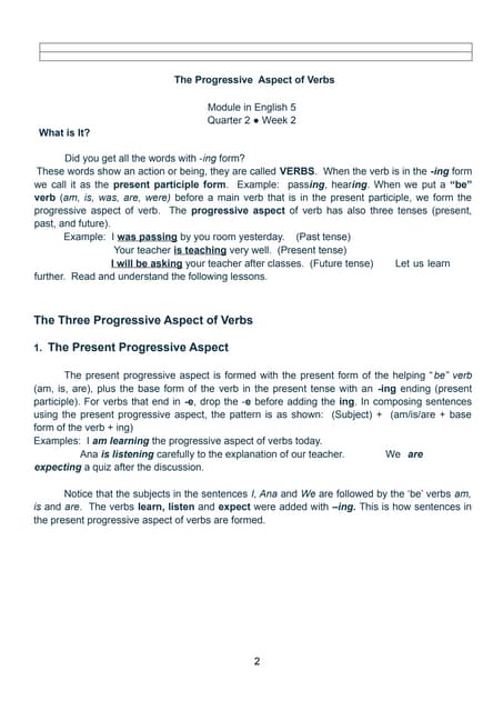 Detailed lesson plan for simple tense of verbs 5 | PDF