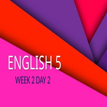 ENGLISH GRADE 5 QUARTER 3 WEEK 4 DAY 5.pptx