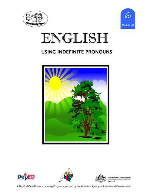 Indefinite pronouns powerpoint | PPT