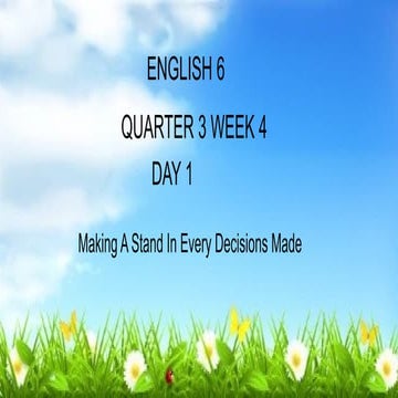 Cause and Effect Relationship for Grade 1 | PPTX