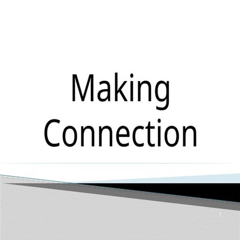 ENGLISH 6 Q1 making-connections, a lesson guide in .pptx