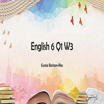 English 6 Quarter1 Week3 - Visual Interpretations.pptx