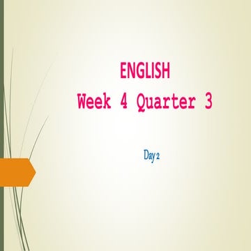 ENGLISH7-WEEK-4-Quarter-3_DAY-2_GRADE-7-PPT (1).pptx | Books and Literature
