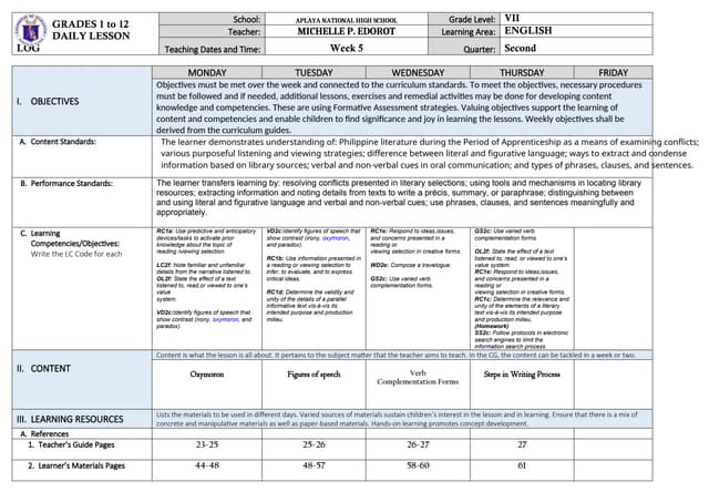 PPT_TLE-7_QUARTER 2_WEEK 3_DAY 1. pptx | PPTX