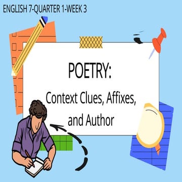 Context-Clues-in-Poetry.pptx; Week 3 Matatag Curriculum | PPTX