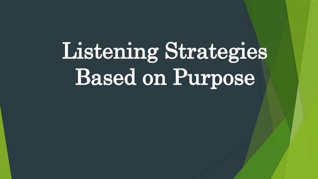 Analytical Listening in Problem Solving | PPTX