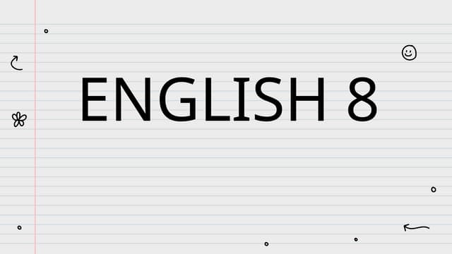 FIRST QUARTER ENGLISH 8 CONTEXT CLUES... | PPTX