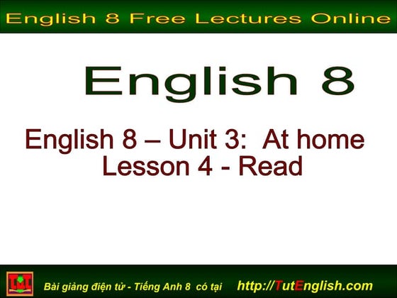English 8 unit 3 lesson 1 | PPT