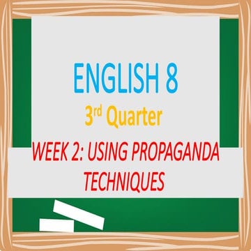 ENG8-Q3-MODULE2.pdf learning module for English 8 | PDF
