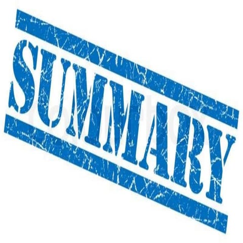 English 9 - Summary | PPTX