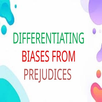 Grade 9 Difference - Bias & Prejudice.pptx