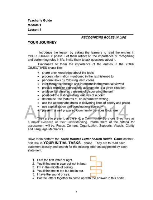 K TO 12 CURRICULUM GUIDE IN ENGLISH 8 | DOC