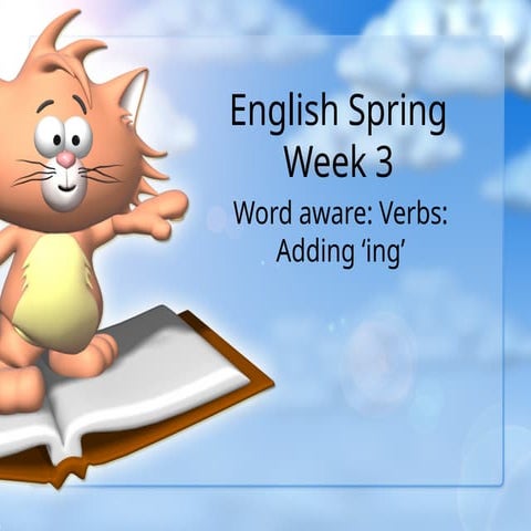 english adding ing to verbs.pptx (full version) | PPTX