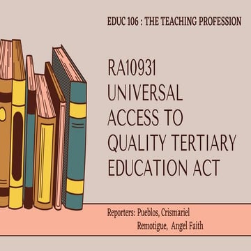 RA 10931 AND ITS IMPLEMENTING RULES AND REGULATIONS | PPTX