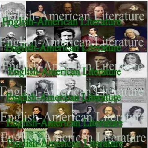 Introduction to Anglo-American Literature Grade 9 students | PPTX