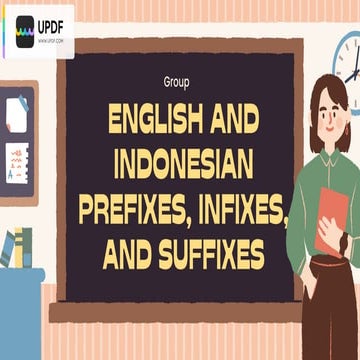 English and Indonesian Prefixes, Infixes, and Suffixes | PPT
