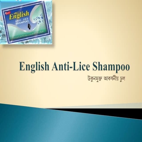 TVC plan for English Anti Lice Shampoo | PPTX