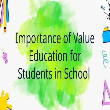 English Art Integrated Importance of Value Education project.pptx