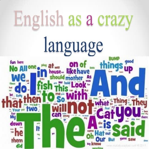 English as a crazy language | PDF